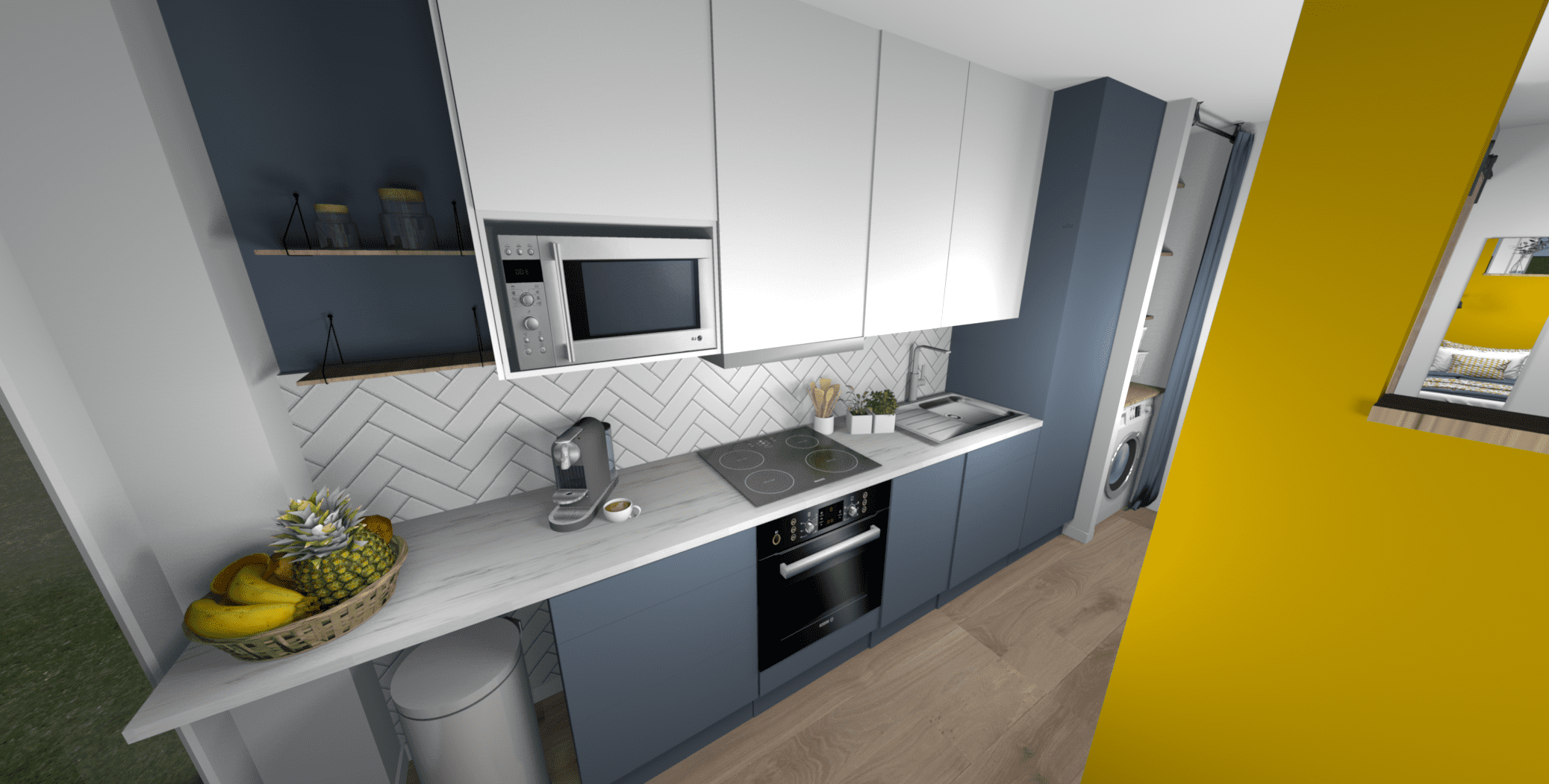 Transformation d'un garage en studio