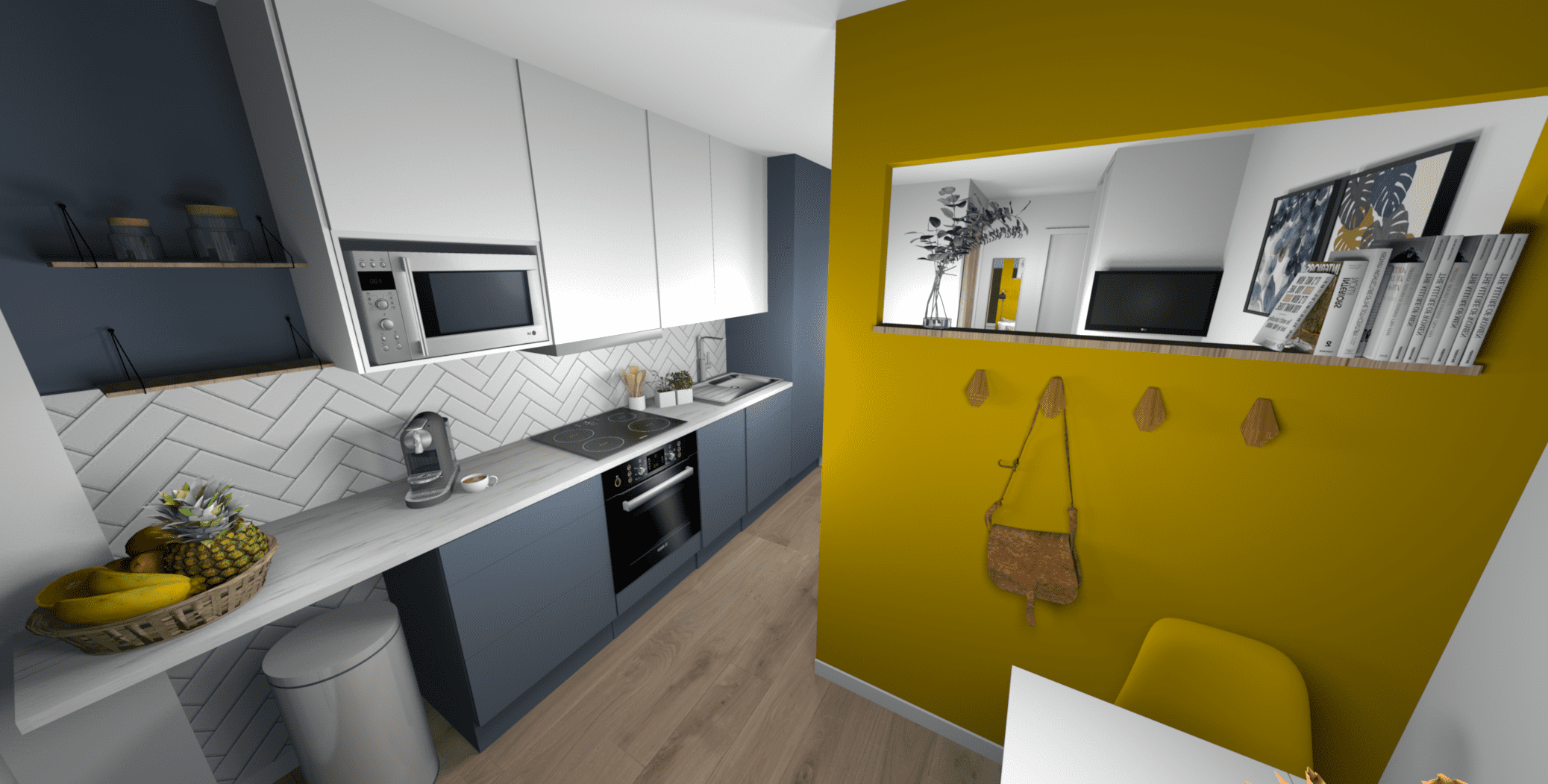 Transformation d'un garage en studio