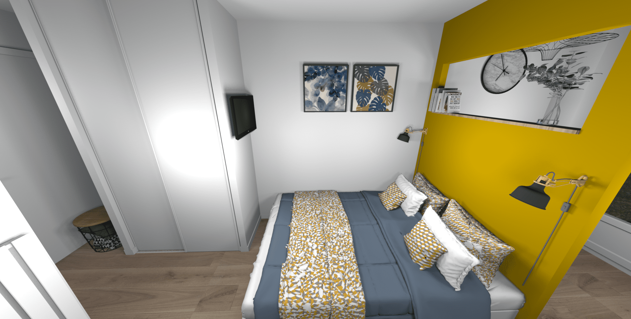 Transformation d'un garage en studio